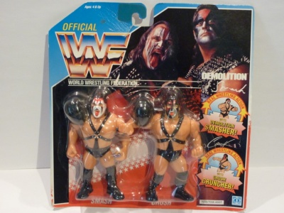 Demolition Smash and Crush Tag Team WWF Hasbro 1990 - MOC 2 Figure ...