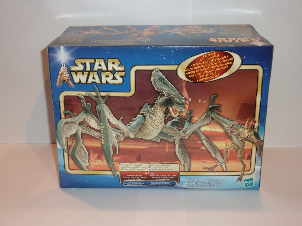 Acklay Arena Battle Beast Figure Star Wars - Hasbro 2002 - Boxed ...