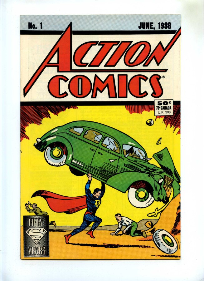 Action Comics #1 - DC 1988 - 50 Cent Cover Price Reprint - Superman ...