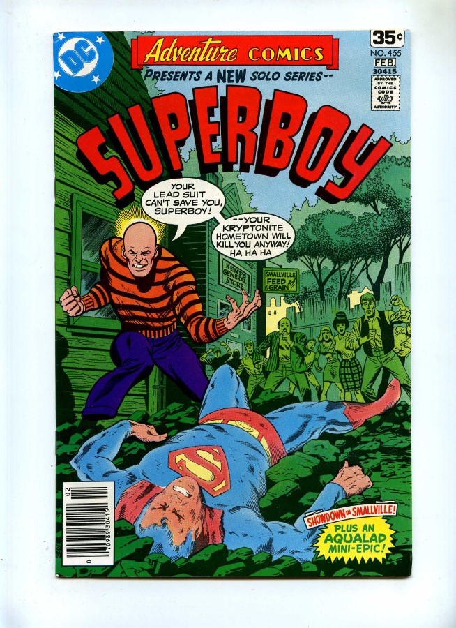 Adventure Comics 455 - DC 1978 - VFN- - Superboy - Valleycomics