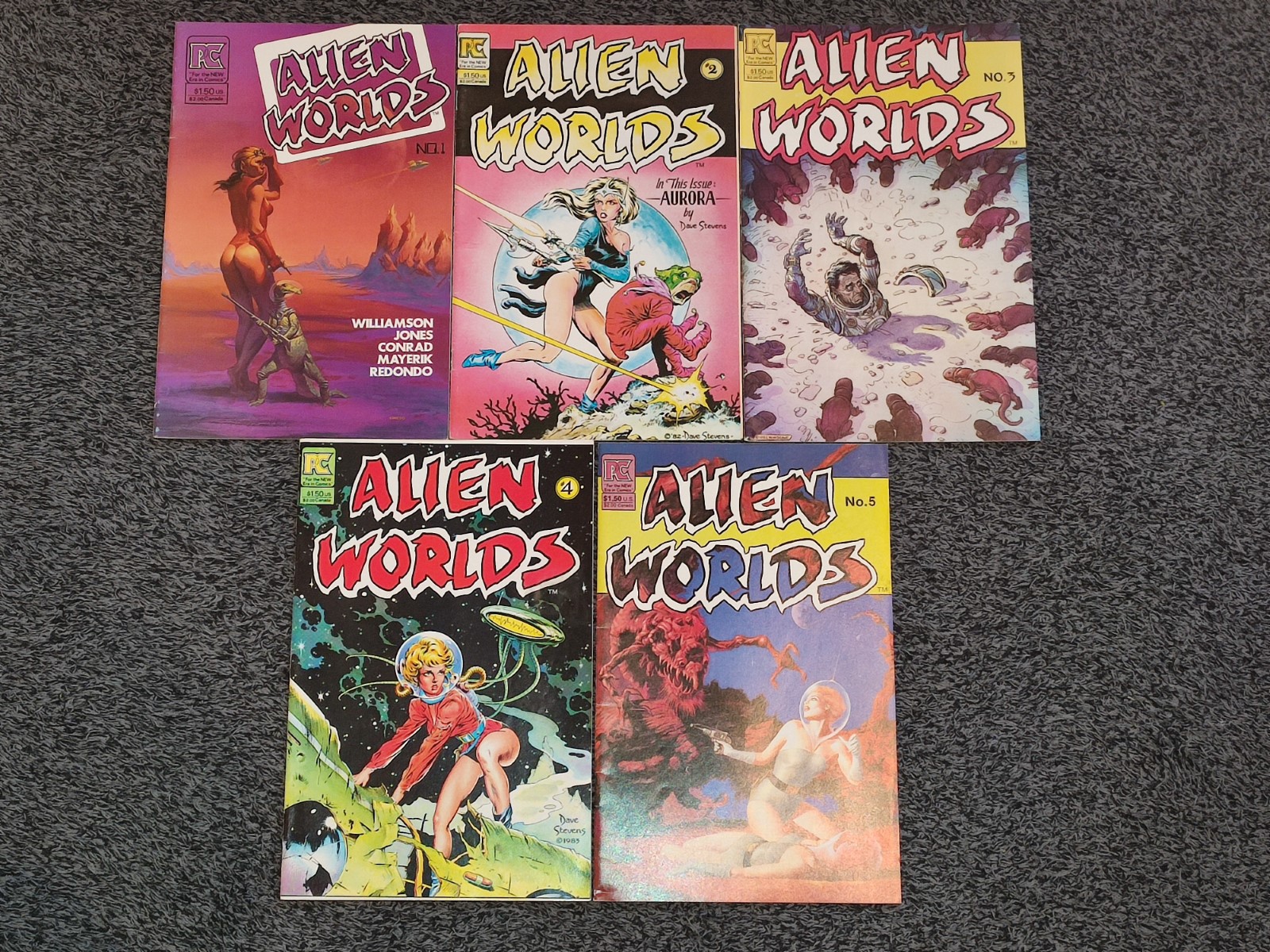 Alien Worlds #1 to #9 + 3D - Pacific 1982 - 10 Comic Complete Set ...