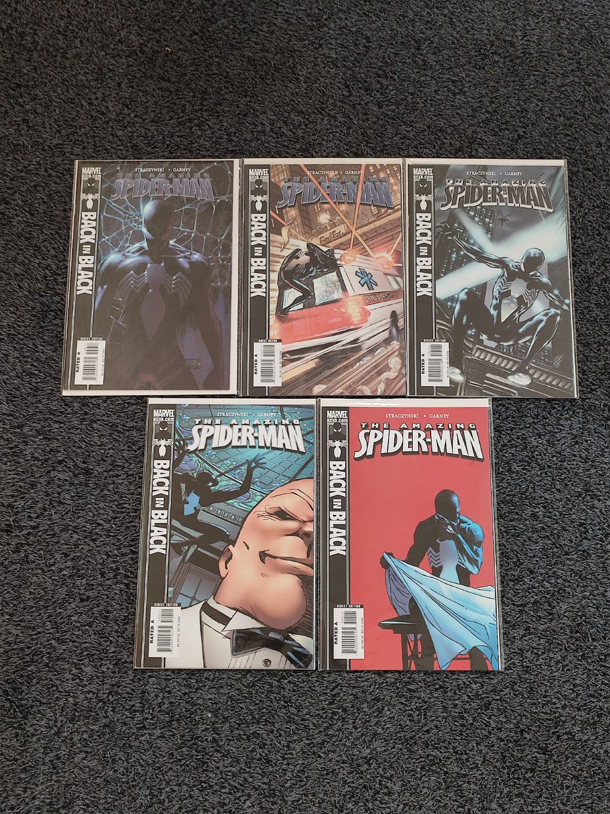 Amazing Spider-Man #539 #540 #541 #542 #543 - Marvel 2007 - Back in ...