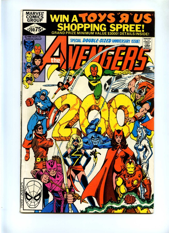 Avengers #200 - Marvel 1980 - 1st App Marcus Immortus - Ms Marvel ...