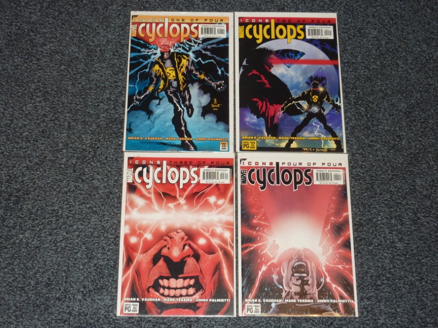 Cyclops #1 to #4 - Marvel 2000 - Complete Set - Icons - Valleycomics