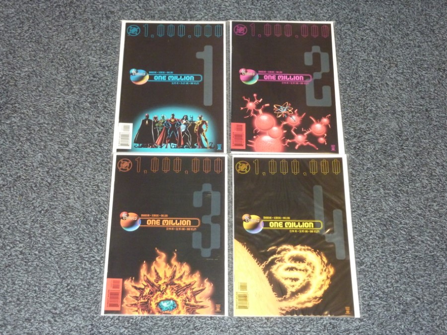 DC One Million #1 to #4 - DC 1998 - Complete Set - Valleycomics