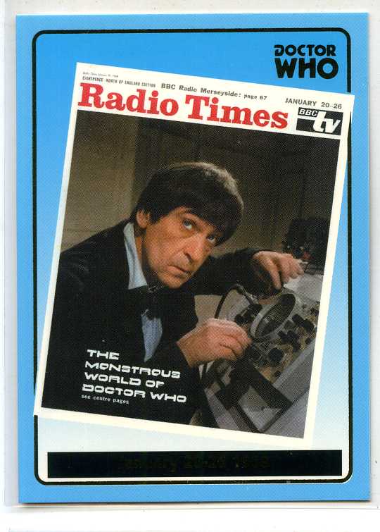 Doctor Who Radio Times Cover Card - R6 - Strictly Ink 2000 - Jan 20-26 ...