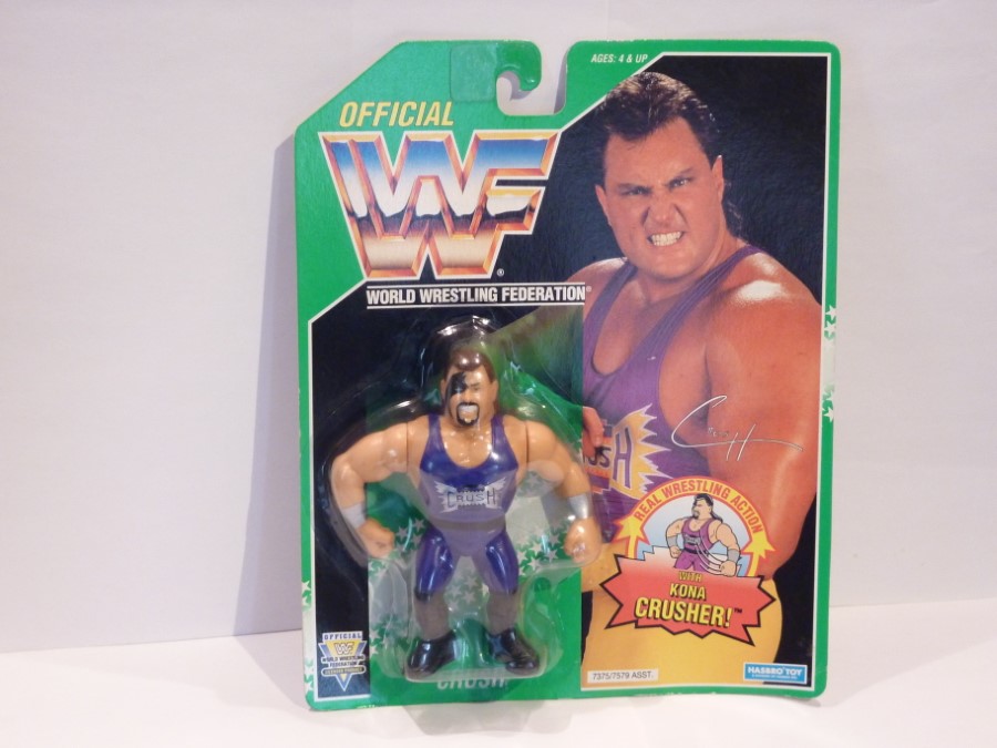 Evil Crush WWF - Hasbro 1994 - Series 11 - MOC - Wrestling Figure ...