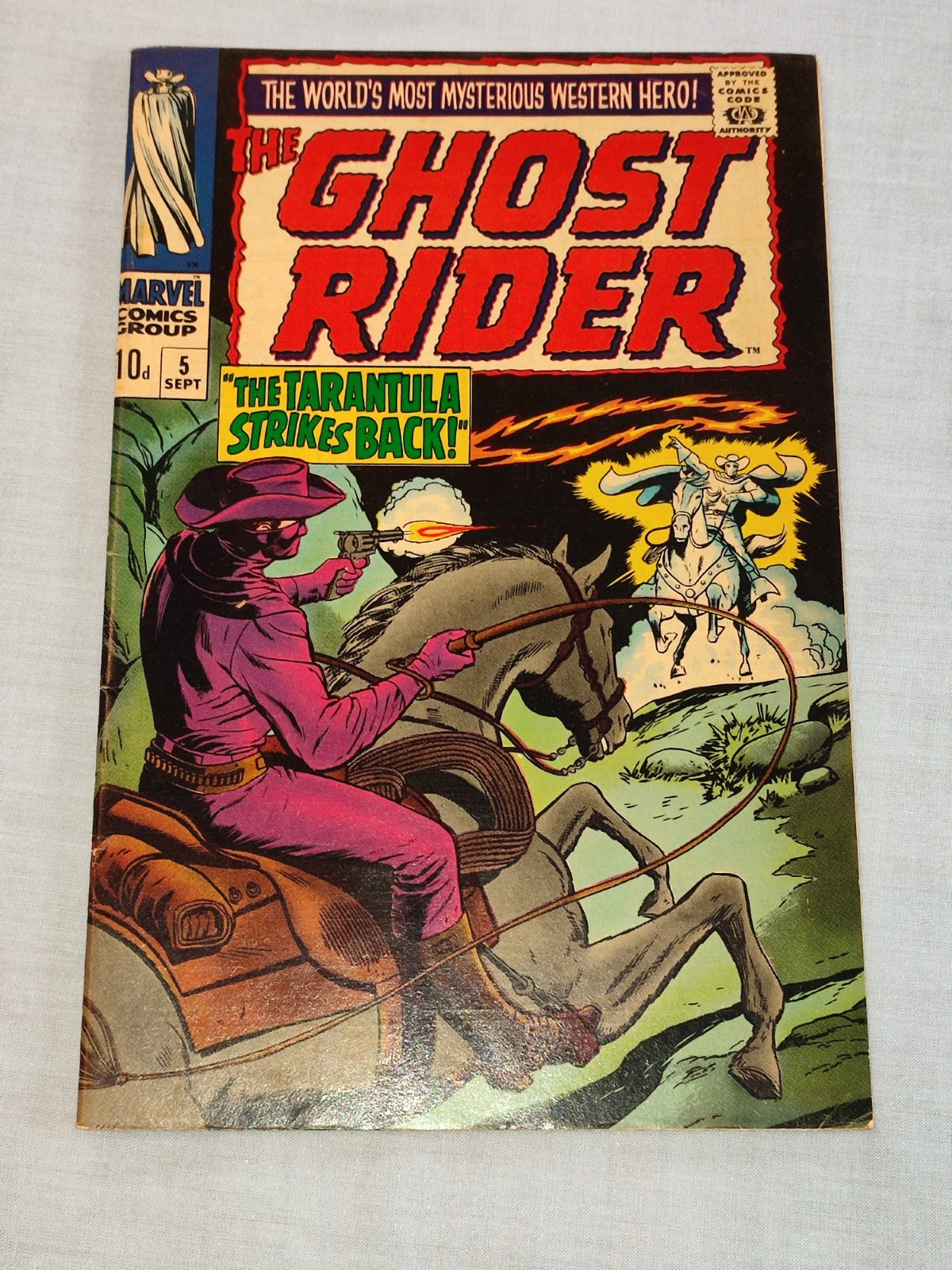 Ghost Rider #5 - Marvel 1967 - Pence - Valleycomics