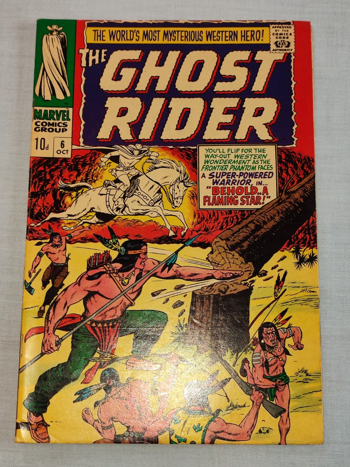 Ghost Rider #6 - Marvel 1967 - Pence - Valleycomics