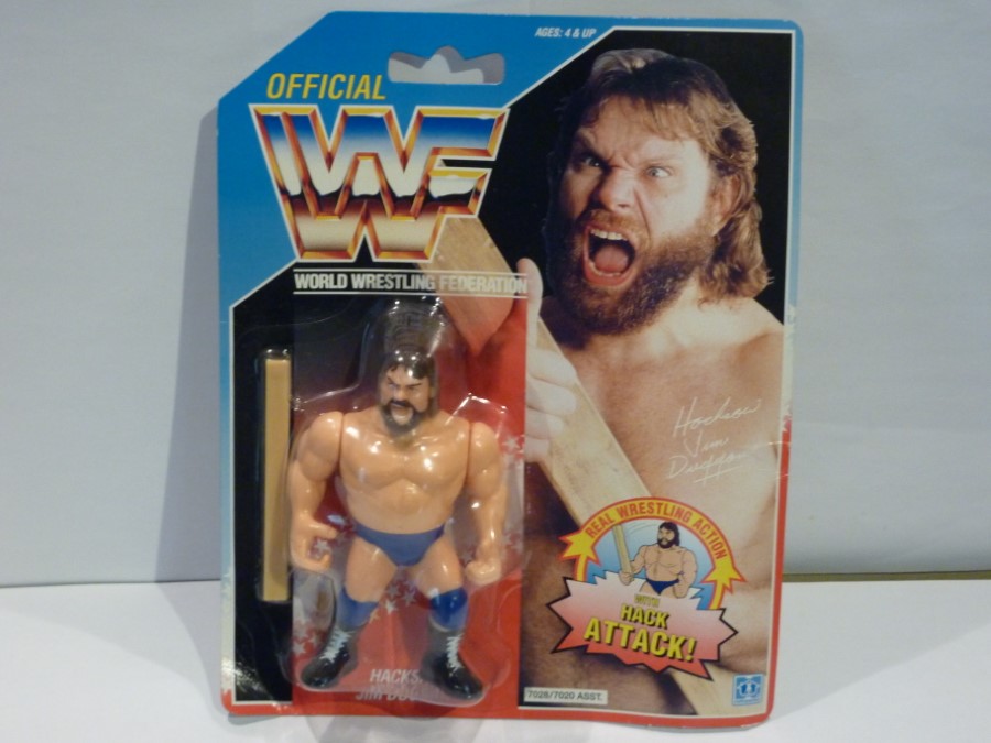 Hacksaw Jim Duggan WWF - Hasbro 1990 - Series 2 - MOC - Wrestling ...