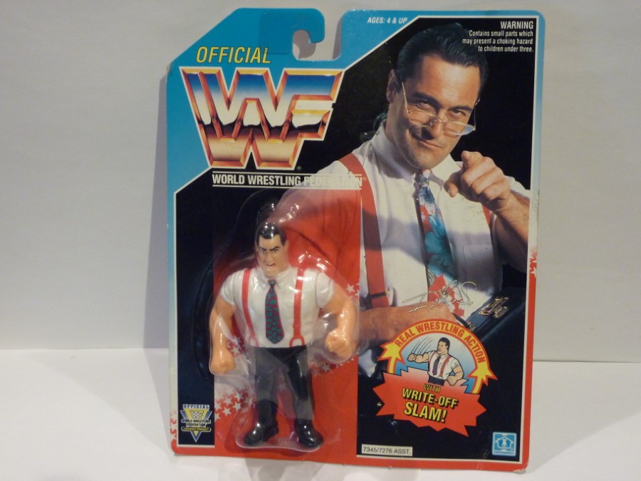 IRS WWF - Hasbro 1992 - Series 5 - MOC - Wrestling Figure - Valleycomics