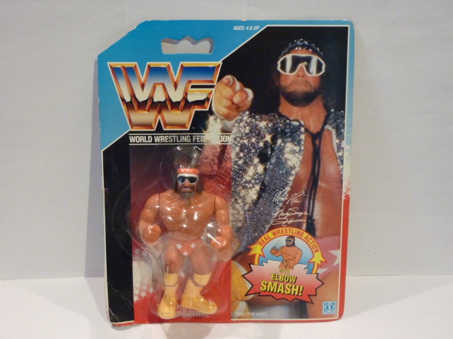 Macho Man Randy Savage WWF - Hasbro 1990 - Series 1 - MOC - Wrestling ...