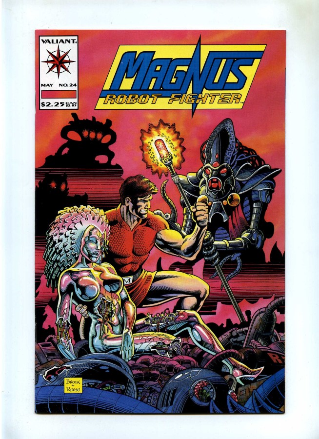 Magnus Robot Fighter #24 - Valiant 1993 - VFN - Valleycomics