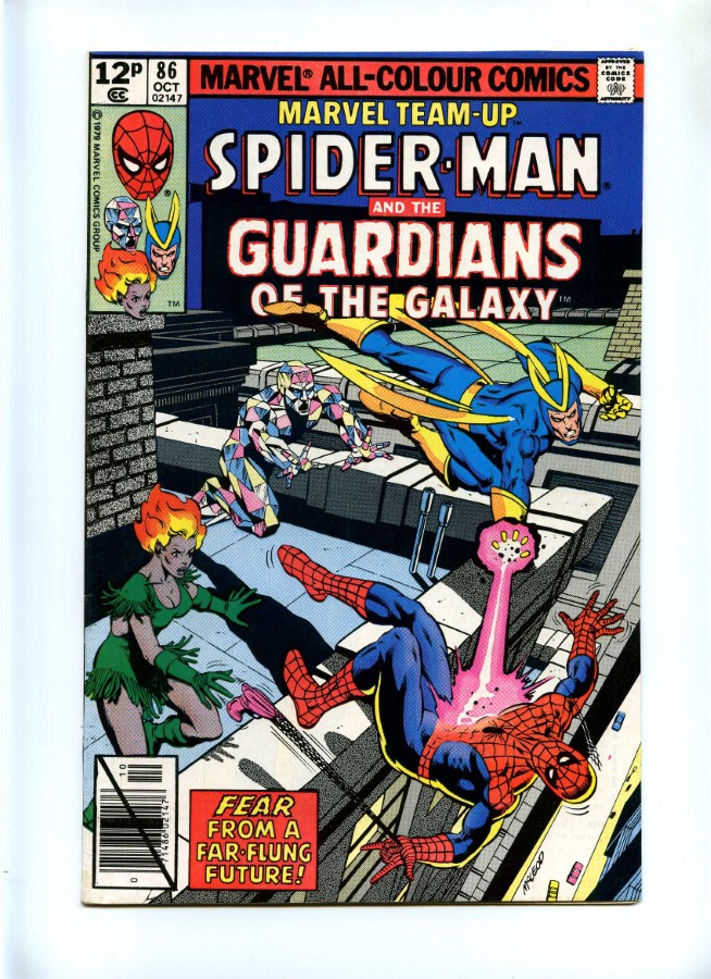 Marvel Team-Up #86 - Marvel 1979 - Pence - Spider-Man Guardians of the ...