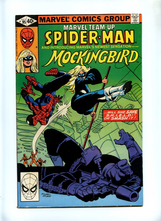 Marvel Team-Up #95 - Marvel 1980 - 1st App Mockingbird - Spider-Man ...