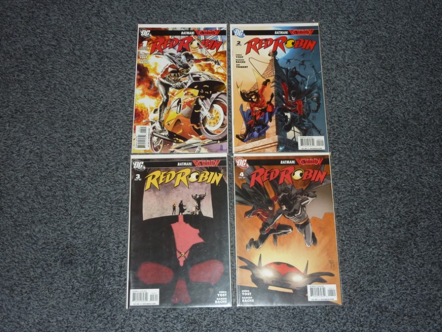 Red Robin #1 to #4 DC 2009 4 Comic Run #1 J.G. Jones Variant Cvr ...