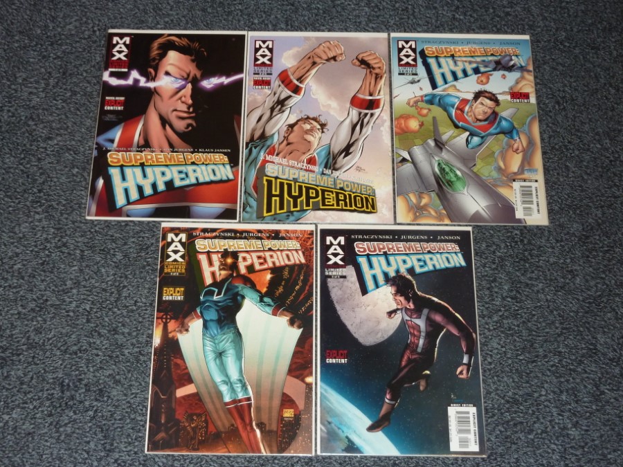 Supreme Power Hyperion #1 to #5 - Max Comics 2005 - Complete Set ...