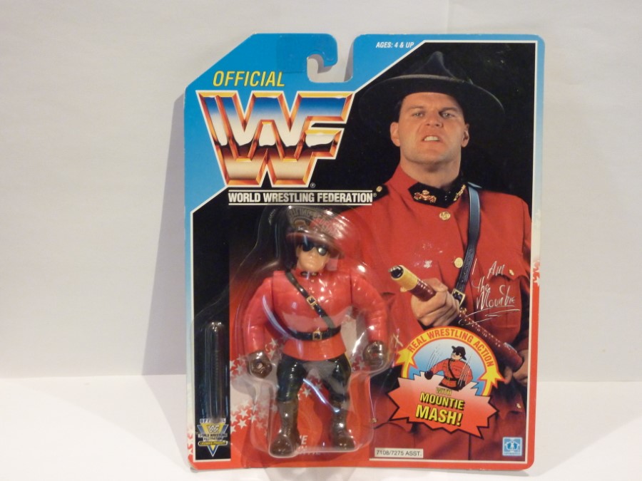 The Mountie WWF - Hasbro 1992 - Series 5 - MOC - Wrestling Figure ...