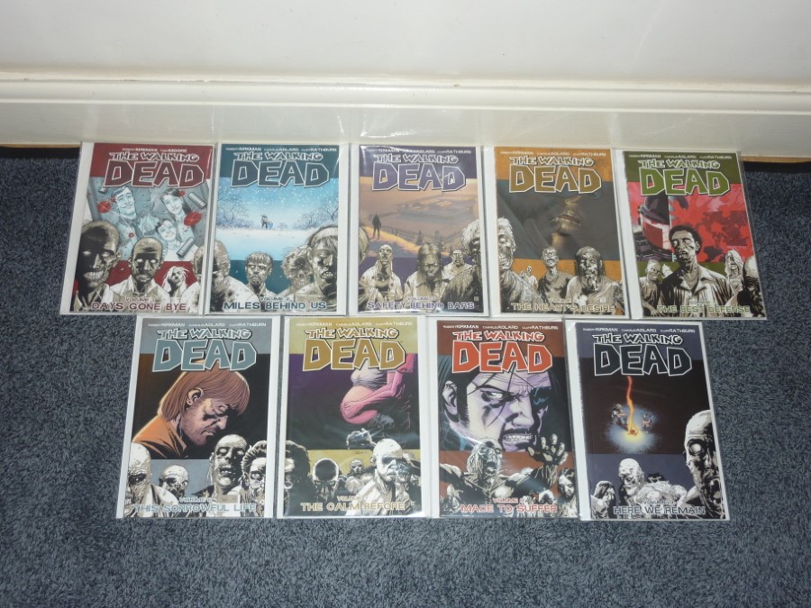 The Walking Dead Graphic Novels Vol 1 to 9 - Image - VFN- to VFN+ ...