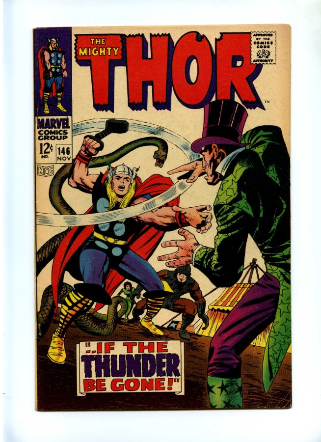 Thor #146 - Marvel 1967 - Origin of the Inhumans - Valleycomics