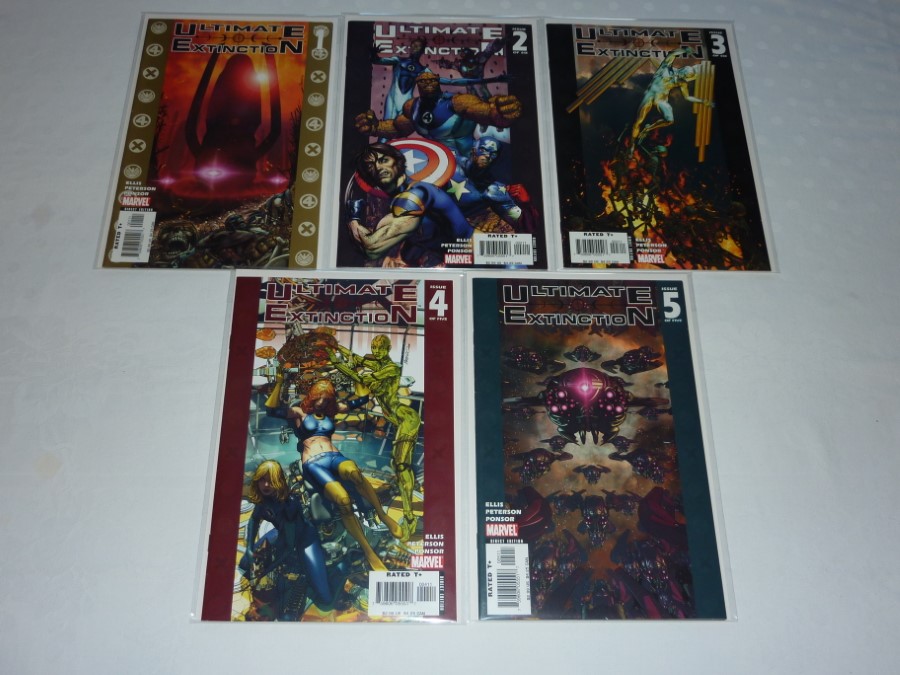 Ultimate Extinction #1 to #5 - Marvel 2006 - Complete Set - Warren ...