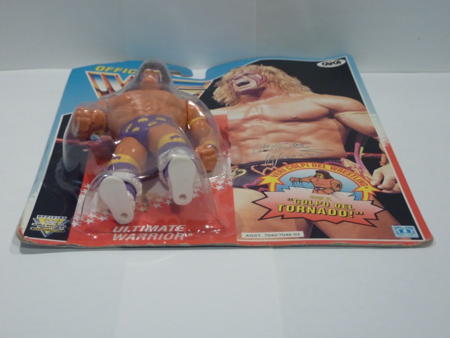 Ultimate Warrior WWF - Hasbro 1992 - Series 3 - MOC - Wrestling Figure ...