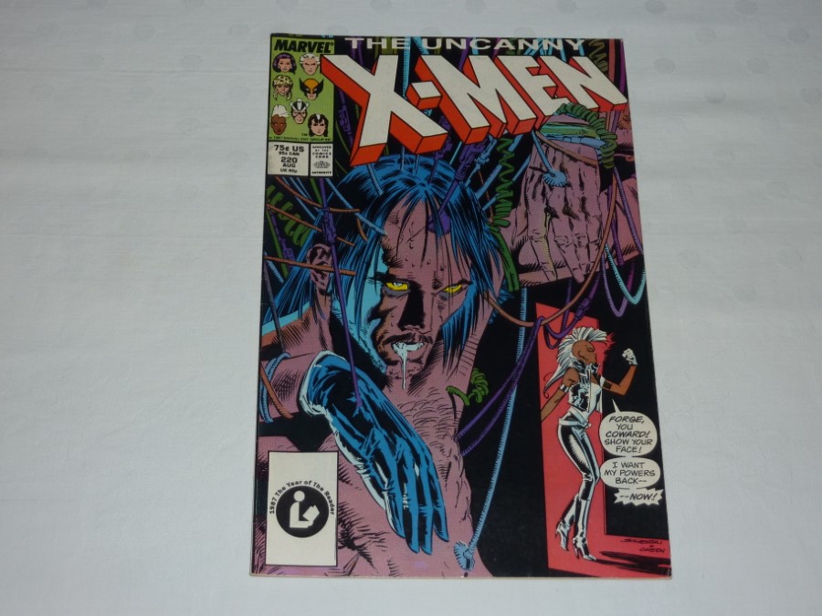 Uncanny X-Men #220 - Marvel 1987 - - FN - Valleycomics
