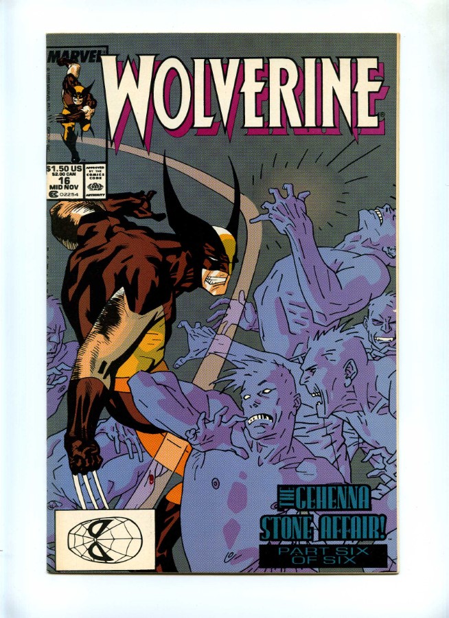 Wolverine #16 - Marvel 1989 - Valleycomics