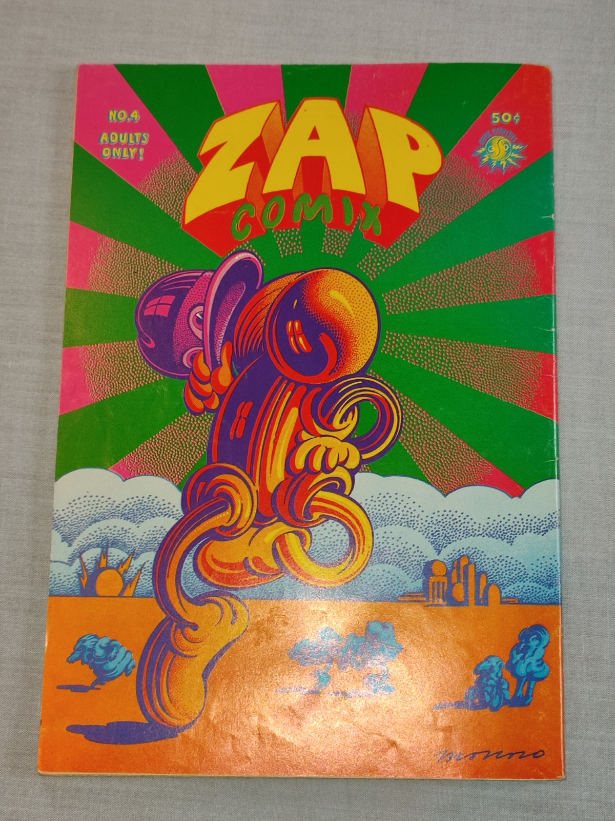Zap Comix #4 - Apex - Robert Crumb Underground Comic - Valleycomics