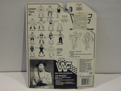 The Mountie WWF - Hasbro 1992 - Series 5 - MOC - Wrestling Figure ...